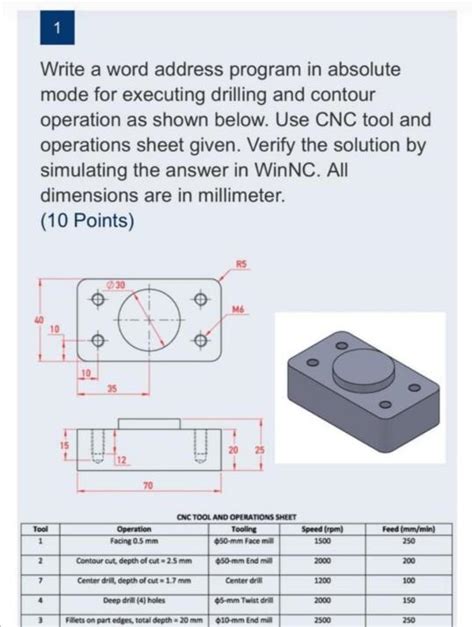 1 Write A Word Address Program In Absolute Mode For