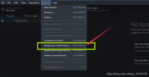 使用 Github Desktop 来管理（分支）代码的合并与提交githubdesktop怎么合并代码 Csdn博客