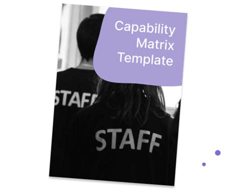 Capability Matrix Template Download Now From Cloud Assess
