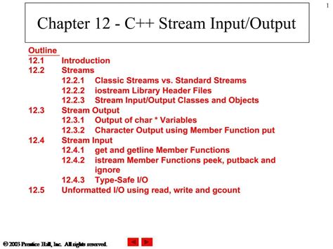 Ppt Chapter 12 C Stream Input Powerpoint Presentation Free