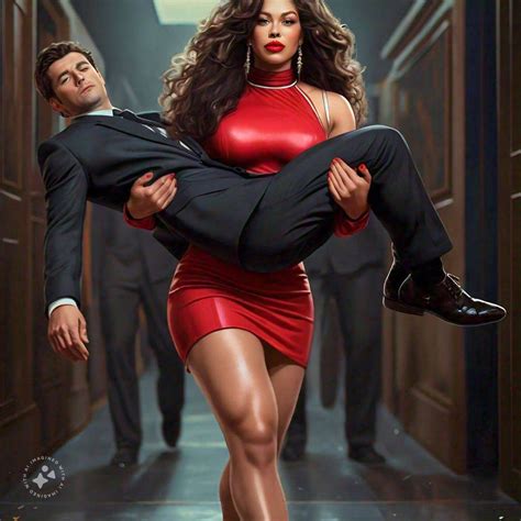 Sexy Woman Carry Man By Santikil On Deviantart