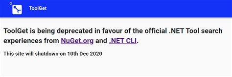 Remove Toolget As A Way Of Finding Net Tools · Issue 21731 · Dotnet