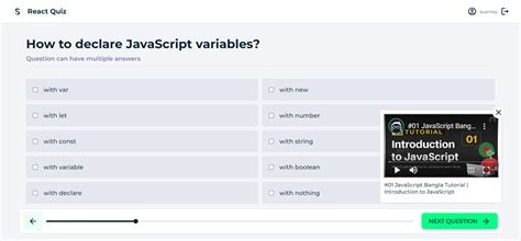 Github Susmoysenguptareact Quiz A Simple Quiz App Built With React