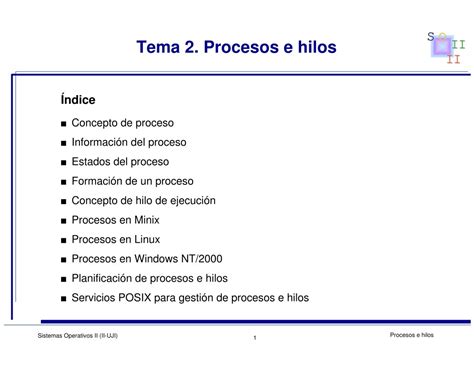 Pdf De Programación Tema 2 Procesos E Hilos