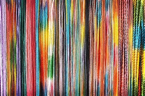 String Paper Texture With Colorful Line Seamless Patterns For Vertical