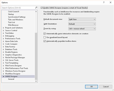 Net Disable XAML UI Designer Stack Overflow