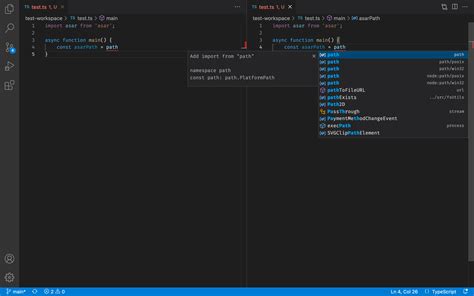 Missing Imports Should Trigger On CommitCharacter Issue Microsoft Vscode GitHub
