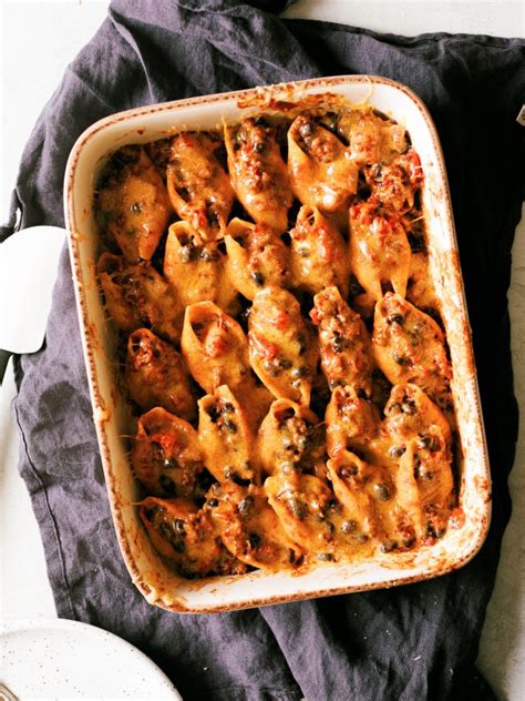 Taco Stuffed Shells Dad With A Pan
