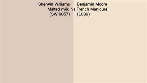 Sherwin Williams Malted Milk Sw 6057 Vs Benjamin Moore French