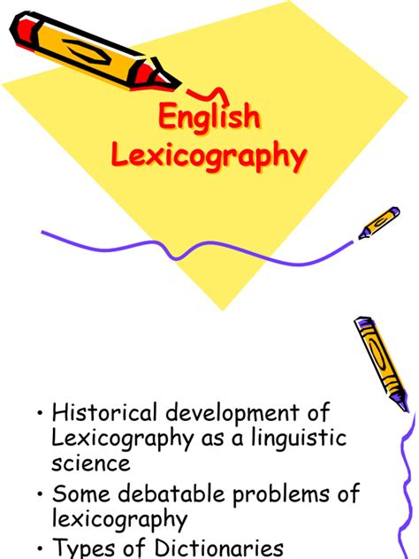 lecture 17 english lexicography 1 6 11 23 pdf dictionary