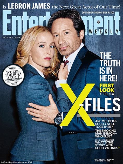 Gillian Anderson And David Duchovny Tease X Files Reboot On Magazine