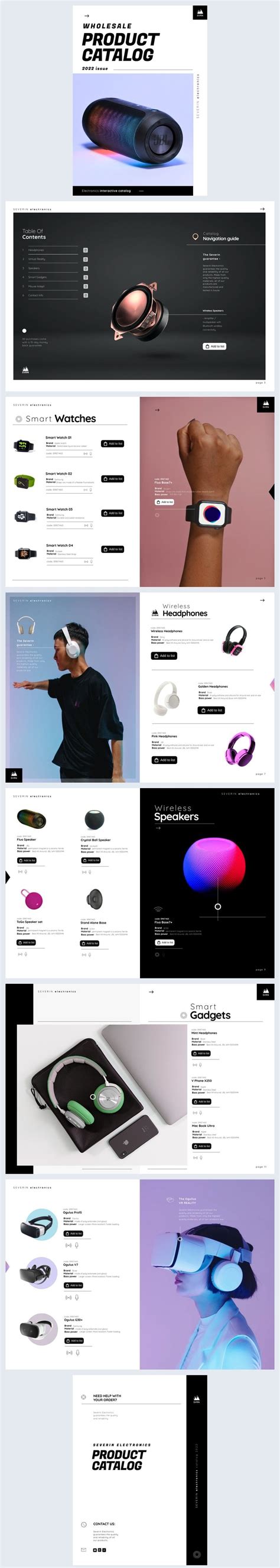 Interactive Product Catalog Design Template In 2022 Catalog Design