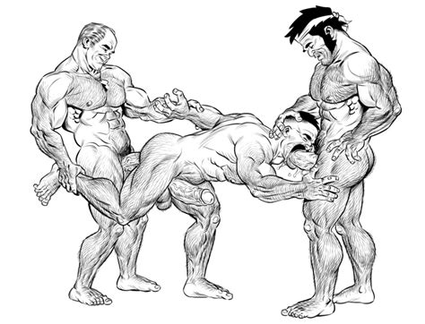 Rule 34 Anal Anal Sex Gay Logan Artist Monochrome Sketch Sketch Page Yaoi 4182454