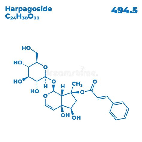 Harpagoside Stock Illustrations 1 Harpagoside Stock Illustrations