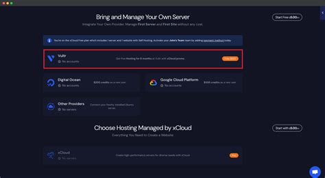 How To Setup A Vultr Server In Xcloud And Get Free Hosting For Months