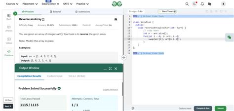 Gfg160 Geekstreak2025 Interviewprep Codingjourney Geeksforgeeks