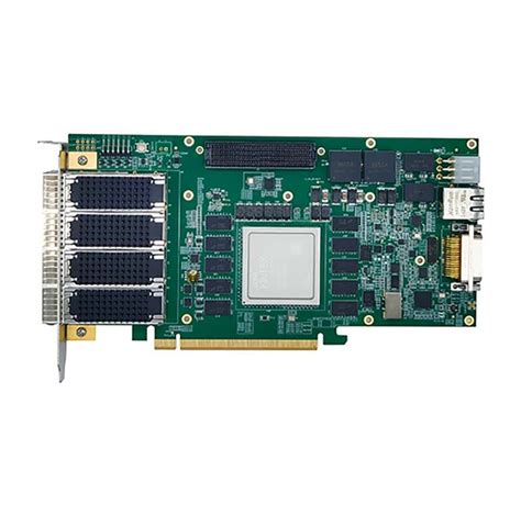 【pcie736a 0】：基于pcie X16总线架构xcvu3p Fpga的4路100g光纤通道处理平台 青翼科技（tsingetech）
