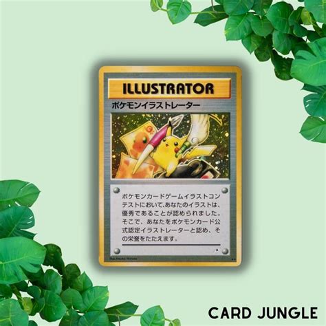 Pikachu Illustrator Card Psa 10 Etsy
