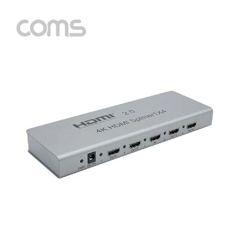Coms Hdmi 분배기1대4 4k3840 X 2160 60hz 지원 홈플러스 택배배송