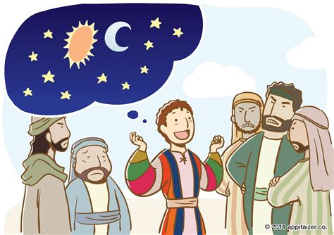 Joseph Explains His Dreams Joseph Dreams Joseph Story Jesus Cartoon
