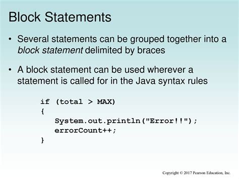 Flow Of Control Unless Specified Otherwise The Order Of Statement Execution Through A Method Is