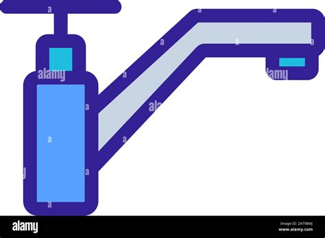 Water Mixer Icon Vector Isolated Contour Symbol Illustration Stock