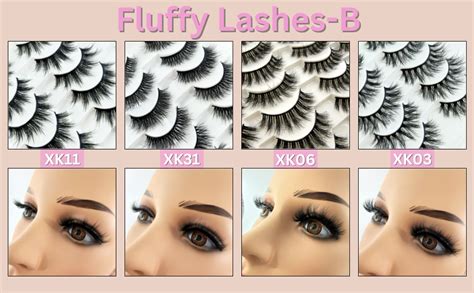 14 Paare 3D Falsche Wimpern Katzenauge Flauschiges Volumen Dramatische