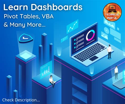 Technical Portal Announcement Learn Vba Dashboards Pivot Table Chart Functions