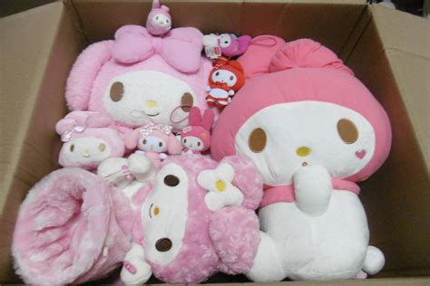 【傷や汚れあり】マイメロディ My Melody サンリオ Sanrio ウサギ クッション 子供向け カワイイ 一円スタート ぬいぐるみ