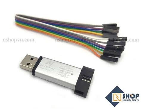 Mạch Nạp Stm8 Stm32 St Link V2 Nshop