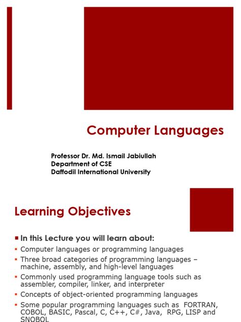 L 143 Computer Languages Pdf Variable Computer Science