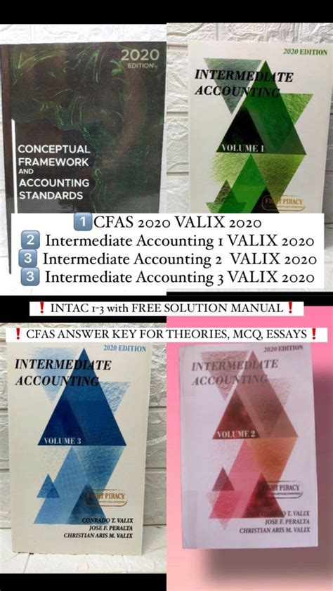 Valix 2020 Intermediate Accounting CFAS Conceptual Framework Accounting