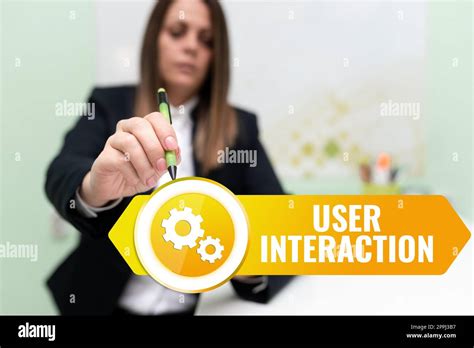 Text Caption Presenting User Interaction Word For How The Customer
