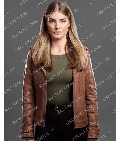 Quantum Leap Addison Augustine Jacket Caitlin Bassett Leather Jacket
