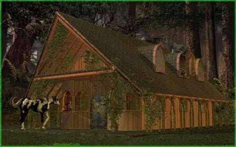 Abandoned Old Cottage Building Free 3d Model Obj Poser Open3dmodel