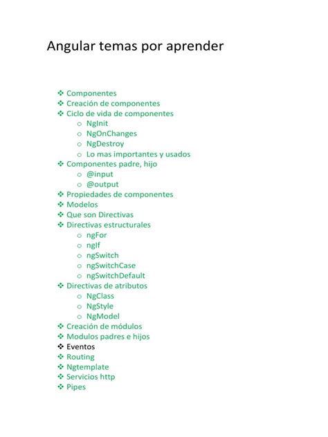 Angular Temario Pdf