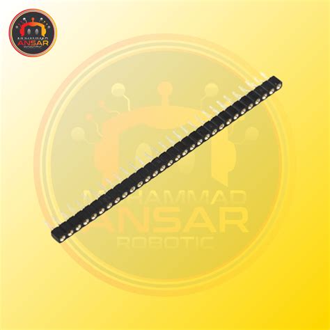2 54mm 1×40 Pin Female Header 180 Degrees Ma Robotic
