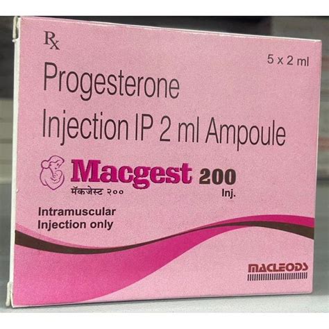 2ml Progesterone Injection Ip Ampoule Packaging Type Box At Rs 139