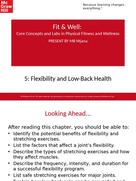Chapter 5 Flexibility And Lower Back Pdf Vertebral Column