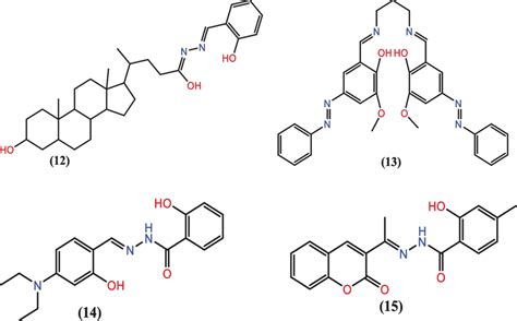 Structures Of Fluorescent Chemosensors 12 15 Used For Selective Download Scientific Diagram