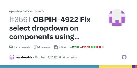 obpih 4922 fix select dropdown on components using utils select by