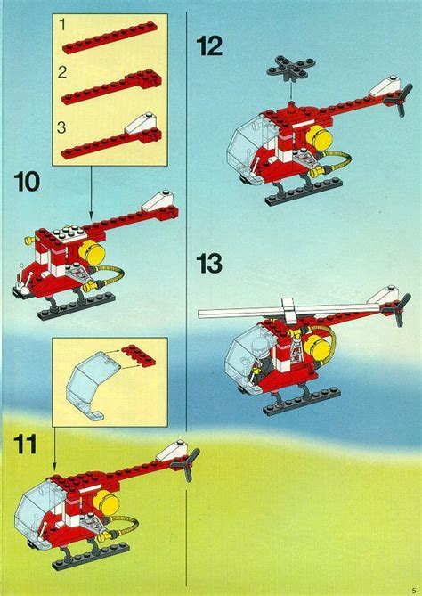 Rescue Fire Station With Rescue Helicopter Lego 6571 Lego Fire Lego Vintage Lego
