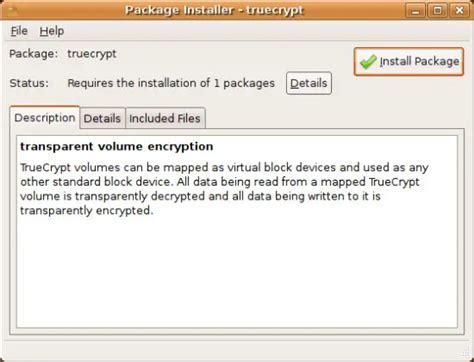 TrueCrypt With GUI On Ubuntu