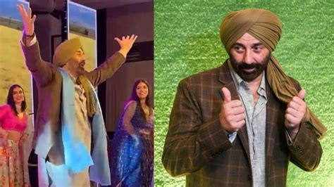 Suuny Deol Dance करण देओल के संगीत में सनी देओल का गदर लुक तारा