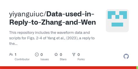 Github Yiyanguiucdata Used In Reply To Zhang And Wen This
