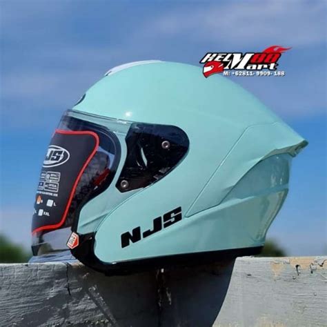 Jual Njs Kairoz Solid Helm Half Face Helm Njs Easy Green Xxl Di Seller Tombstone Cengkareng