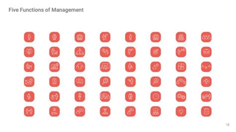 Best Five Functions Of Management PowerPoint PPT Template For FlySlides