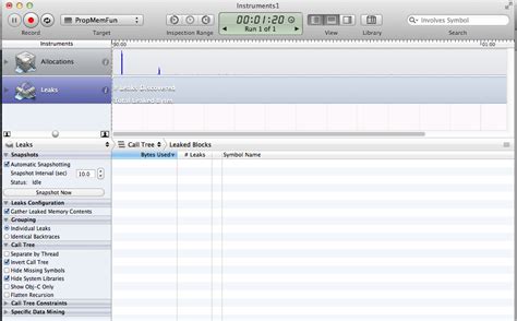 Ios Instruments Xcode4 Not Working Stack Overflow