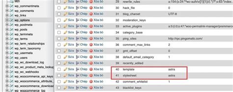 Bí Quyết đổi Tên Theme Wordpress Trong Phpmyadmin Excel Blog