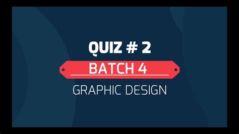 Attempting Quiz 2 Batch 4 Graphic Design Digiskills Youtube
